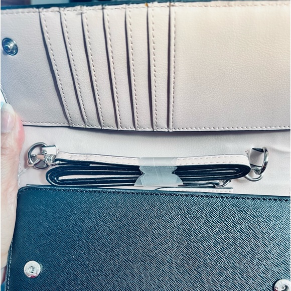 London Fog | Bags | London Fog Nwt Black Wallet With Removable Strap ...